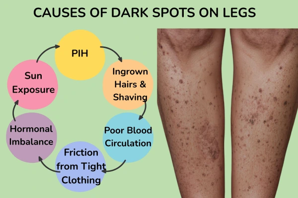 How to Remove Dark Spots on Legs :Causes, Symptoms & Solution